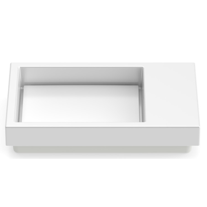 Telhanorte | Cuba Skyline Horizon de Sobrepor c/ Tampo 600x380mm Branco ...