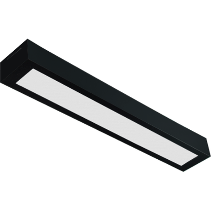 Telhanorte | Luminaria Led Valencia 18W 65X10 Retangular Preto 4000K ...