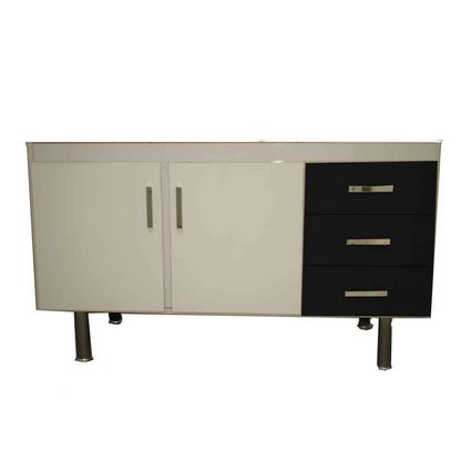 Gabinete de cozinha 142cm preto Primolar - Telhanorte