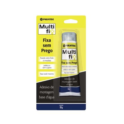 Adesivo Multifix fixa sem prego 85g Pulvitec - Telhanorte